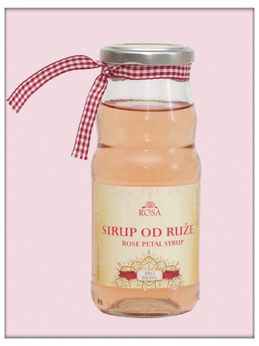 Sirup od latica ruže - Proizvodi od ruže Damascene. Kozmetika od ruža ...